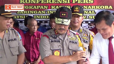 Polda Sumut Tangkap 16 Sindikat Narkoba Internasional 2 Ditembak Mati