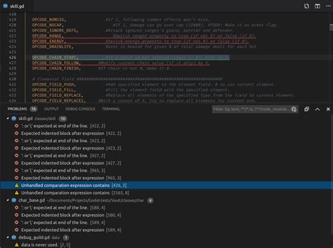 pseudocode inside comments is considered code and syntax checked