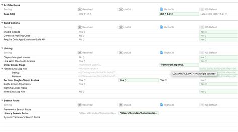 c issue finding opengl header files in xcode stack overflow