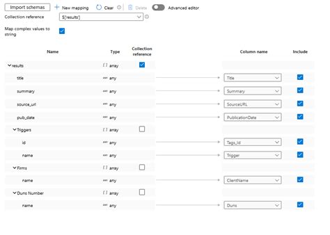 multiple collection reference to copy api json data to sql microsoft qanda