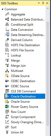 ssis ole db command update oracle misbah