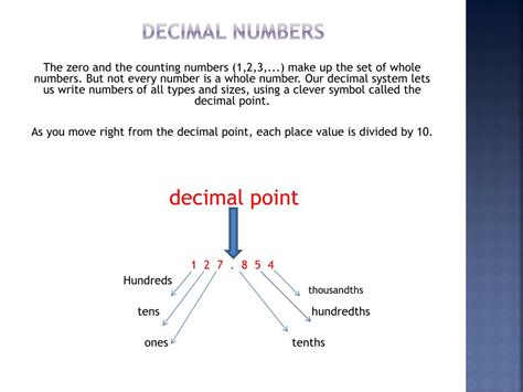 Ppt Decimal Numbers Powerpoint Presentation Free Download Id 2496384