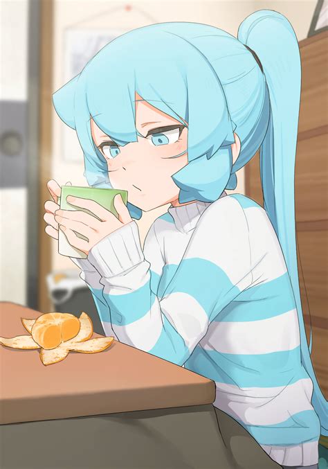 Safebooru 1girl Abmayo Alternate Costume Alternate Hairstyle Blurry