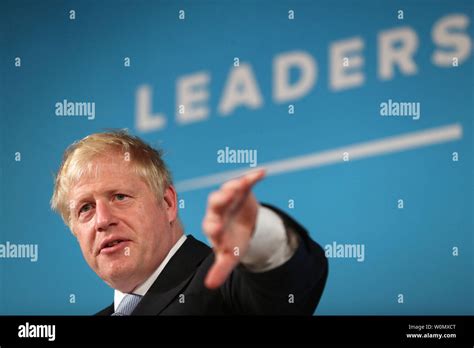 Conservative Party Leadership Contender Boris Johnson Speaking At