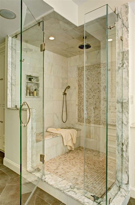 Calacatta Manhattan Marble Bathroom Traditional Bathroom New York