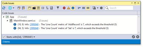 code metrics coderush devexpress documentation