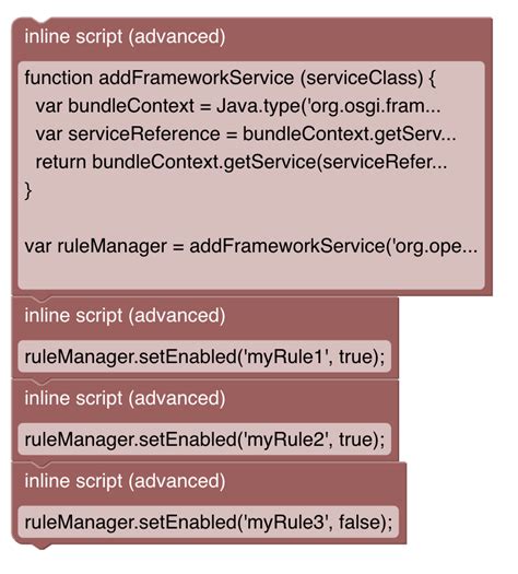 how to disable a rule from a blockly script scripts and rules