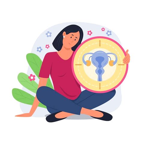 Free Vector Hand Drawn Flat Design Menopause Illustration