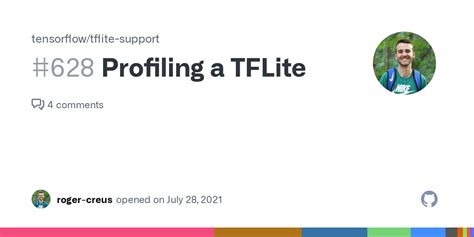 profiling a tflite · issue 628 · tensorflow tflite support · github
