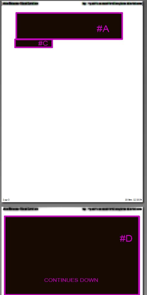 html prevent page break between 2 div elements stack