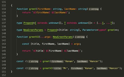 typescript variadic tuple types kenan hançer blog