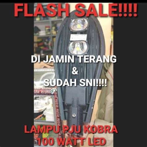 Jual Lampu Jalan Pju Led 100w Kobra 100 Watt Cobra 100 W Cob Garansi 1