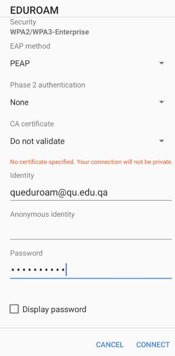 How To Connect To Eduroam On Android Mobiles Utskb