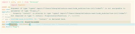 [vue] argument of type typeof import xxxx node modules vue intl index