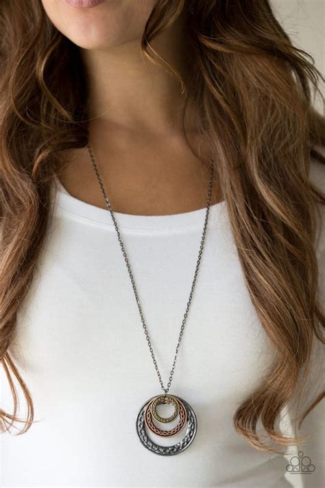 Savagely She Wolf Multi Necklace Paparazzi Accessories Bedazzle