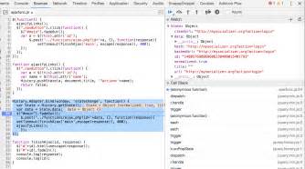 javascript using history js to store data and then use data for ajax