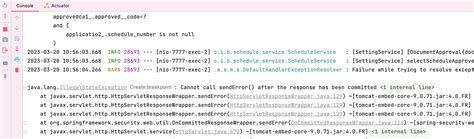 java lang illegalstateexception cannot call senderror after the