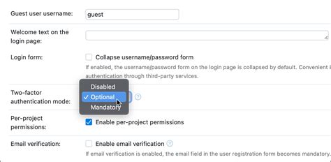 Managing Two Factor Authentication Teamcity On Premises Documentation