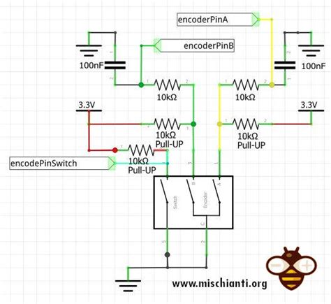 pcf8574 i2c digital i o expander arduino esp8266 and esp32 rotary