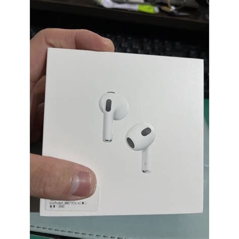 Apple Airpods 3 蘋果藍牙耳機 全新未拆封現貨 原廠保固一年airpods 第 3 代 蝦皮購物
