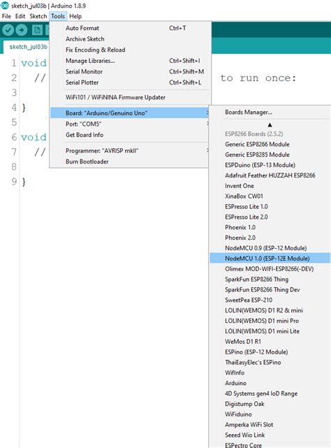 installing esp8266 in arduino ide windows mac os x