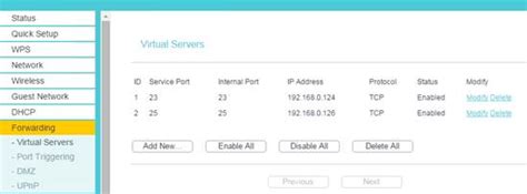 port forwarding how to set up virtual server on tp link 11n series