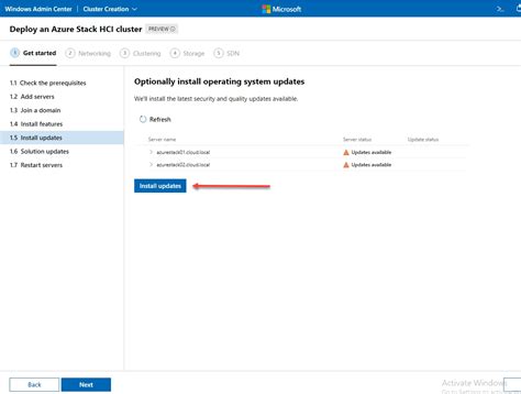 create azure stack hci cluster with windows admin center