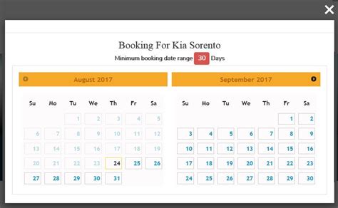 cannot select a date range from jquery datepicker date range selector