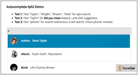 4 best jquery autocomplete plugins 2022 formget