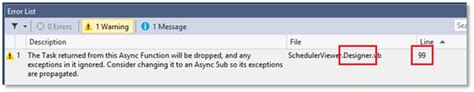 strange async warning in vs 2013 stack overflow