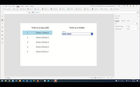 in powerapps how do i get a collection of the selected values of a