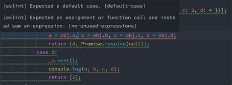 [bug] eslint error in typescript compiled object destruct syntax in