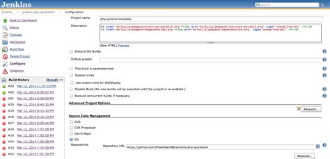 jenkins php template