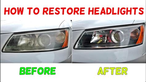 How To Restore Headlights Permanently Youtube