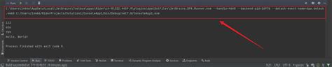 in jetbrains rider how to remove outputs or turn outputs into in