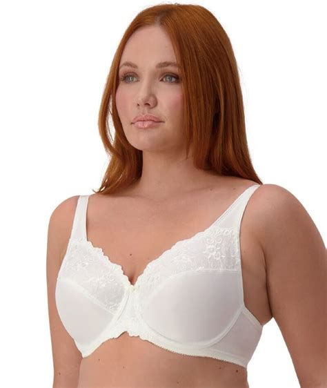Triumph Embroidered Minimizer Bra Vanille Curvy