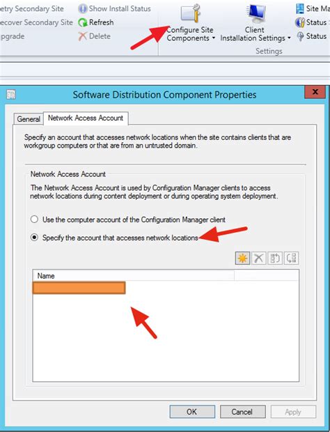 sccm osd gets 401 unsuccessful with anonymous access error