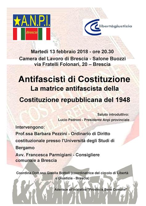 Antifascisti Di Costituzione Francesca Parmigiani