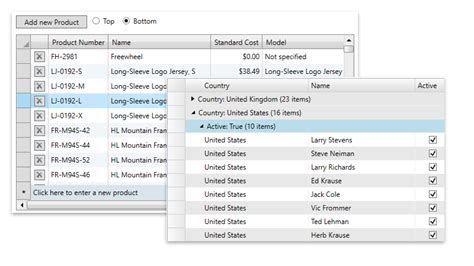 wpf ui controls 100 wpf grids charts reports componentone
