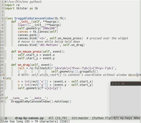 tkinter canvas update