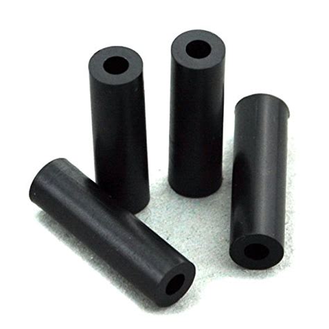 Electronics Salon Black Nylon Round Spacer Assortment Kit For M3