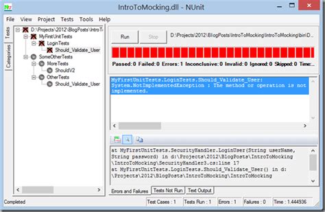 getting started with nunit nunit should and justmock