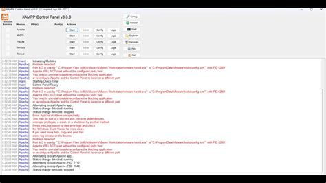 how to fix xampp apache shutdown unexpectedly xampp apache not