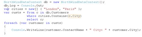 zeeshan hirani how to do in and like clause in linq to sql