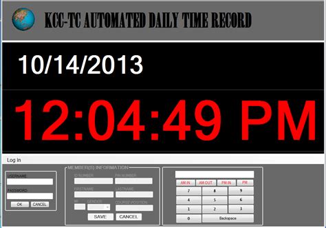 kcc tc automated daily time record free source code