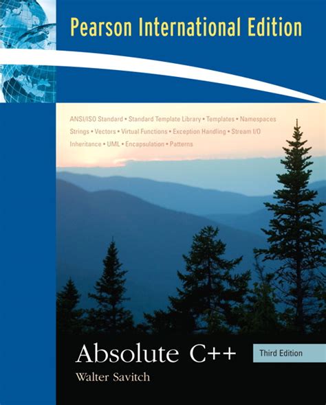 savitch absolute c international edition 3rd edition pearson