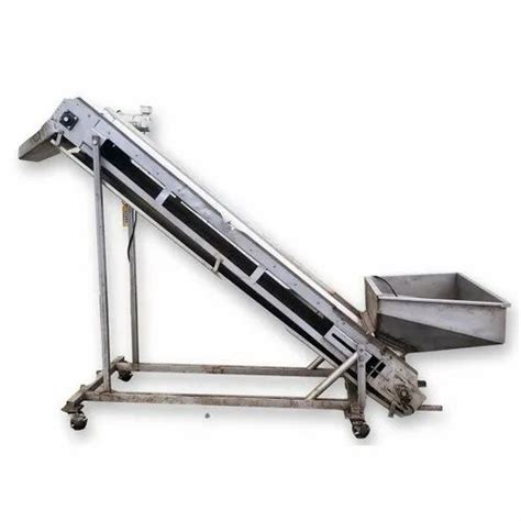 Sk Stainless Steel Belt Conveyor Capacity 1 50 Kg Per Feet At Rs