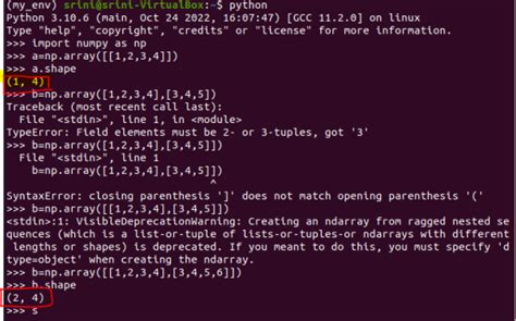how to get array dimension in python [numpy] srinimf