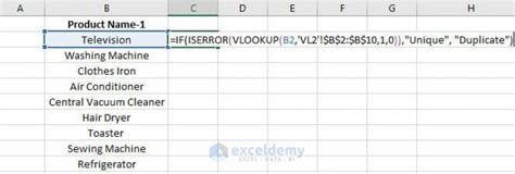 how to find duplicate values in excel using vlookup exceldemy