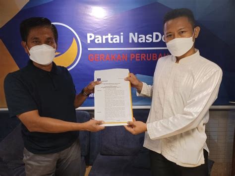 Aji Ali Sabana Ketua Dpd Partai Nasdem Kota Bekasi Benahi Struktur